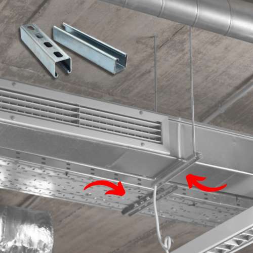 Riel RUC tipo Unistrut ️ Safe Energy