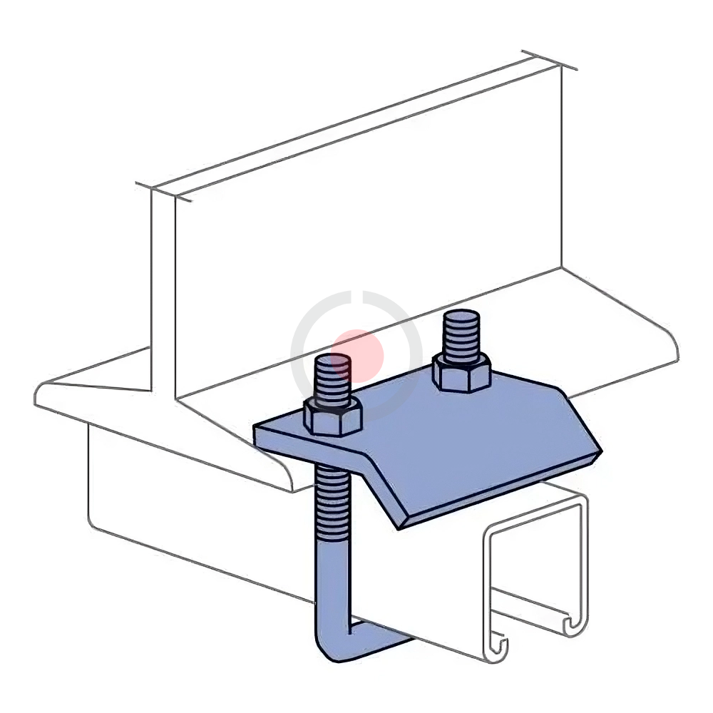 Anclaje a viga para riel RUC ️ Safe Energy